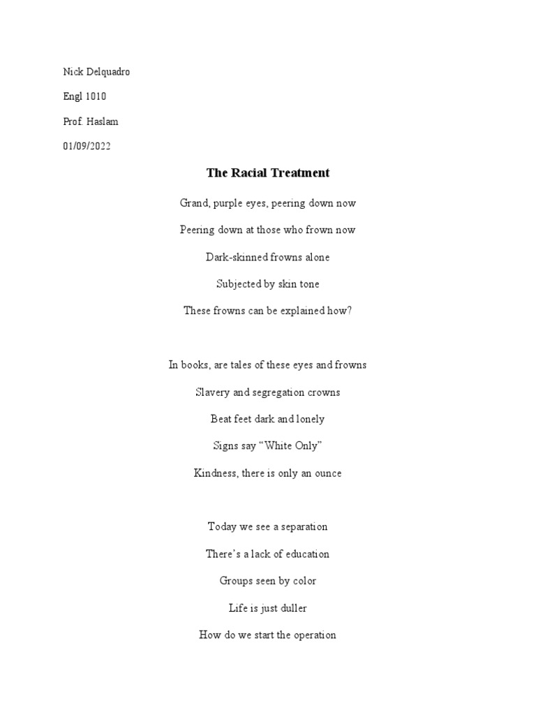 Civic Engagement Poetry | PDF