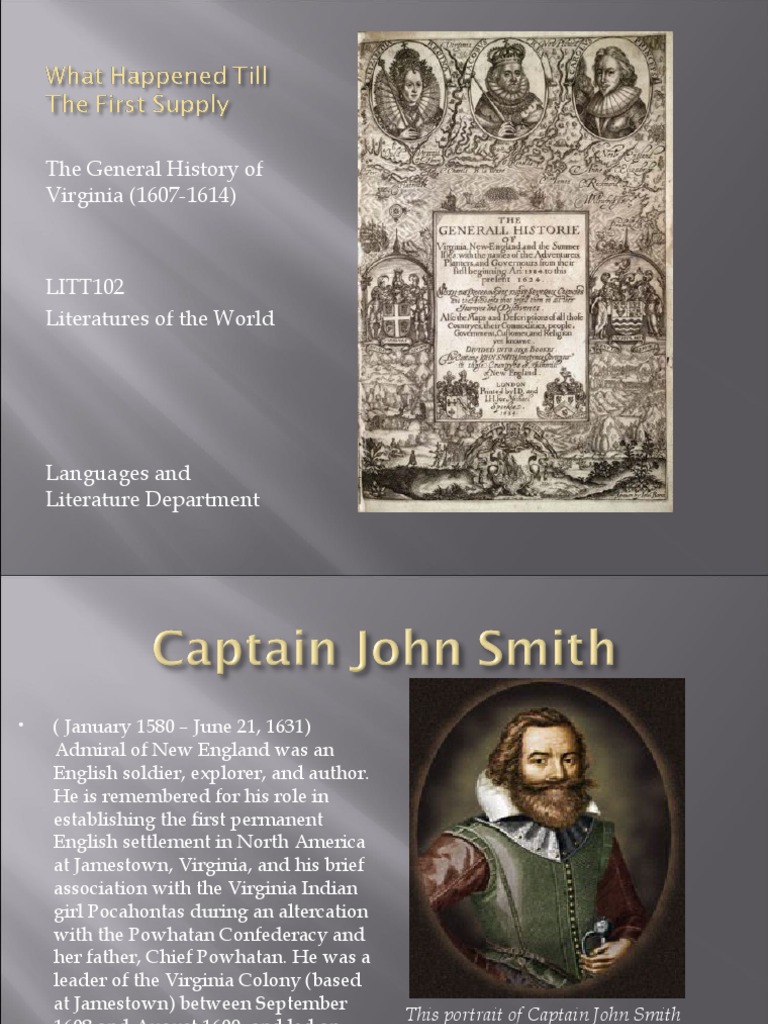 John Smith's Jamestown Chronicles | PDF | History