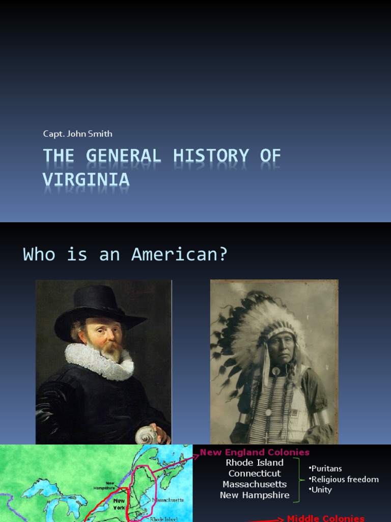 John Smith's Virginia Chronicles | PDF | Colonial United States ...
