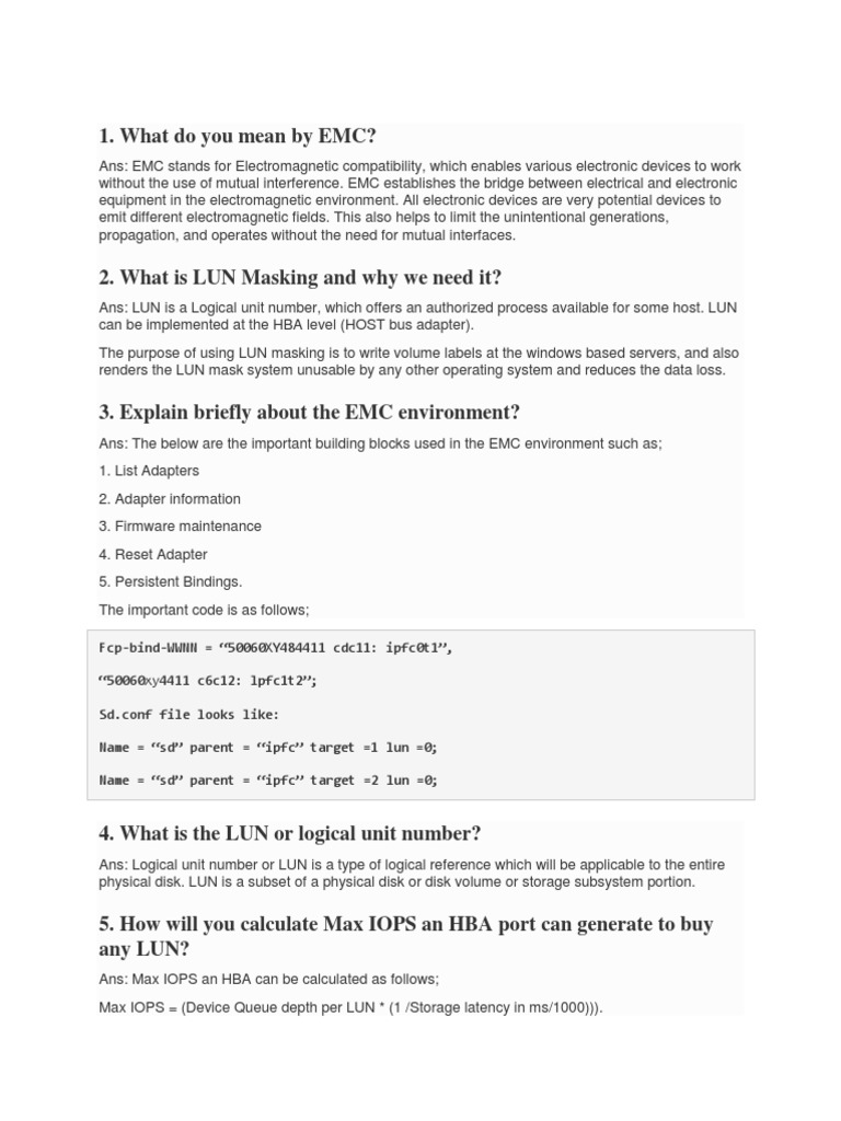 What Do You Mean by EMC? | PDF | Hard Disk Drive | Computing