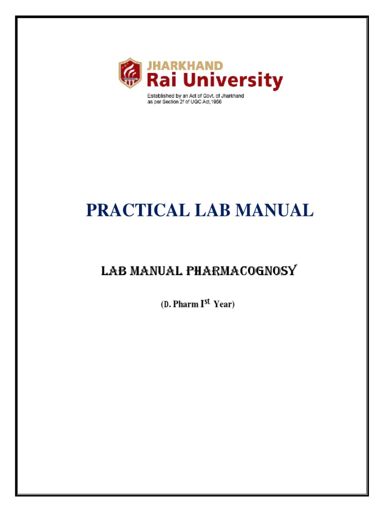 Practical Lab Manual | PDF | Plants | Botany