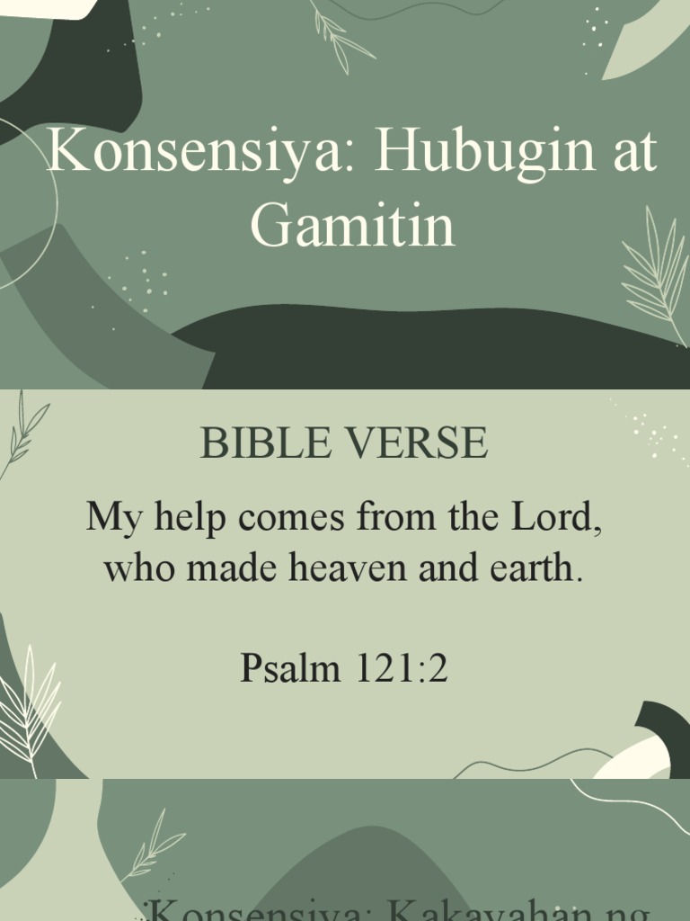 Konsensiya (January 3 To 7) | PDF