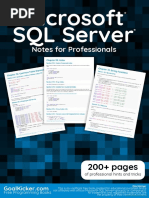 SQL Server Management Studio (SSMS) Tutorial-Microsoft Docs | PDF | Microsoft Sql Server | Databases