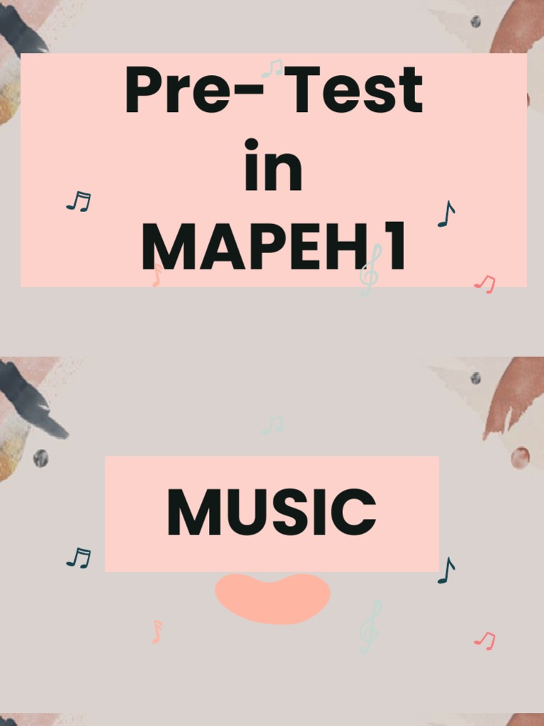 Grade 1 MAPEH PRE-TEST Kapampangan | PDF