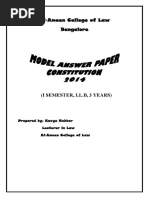 Constitution Law I KSLU Notes Grand Final | PDF | Constitution | Justice