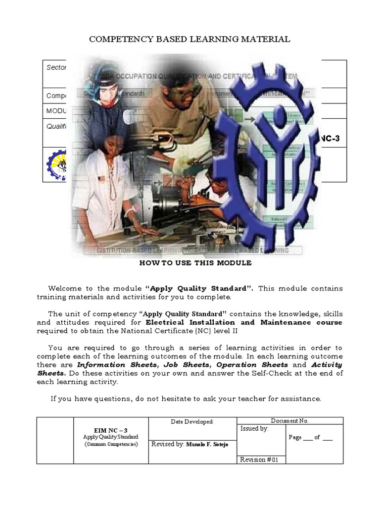 Applying Quality Standards: A Comprehensive Guide to Completing the ...