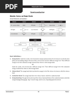 Project On Semiconductors | PDF | Semiconductors | Band Gap