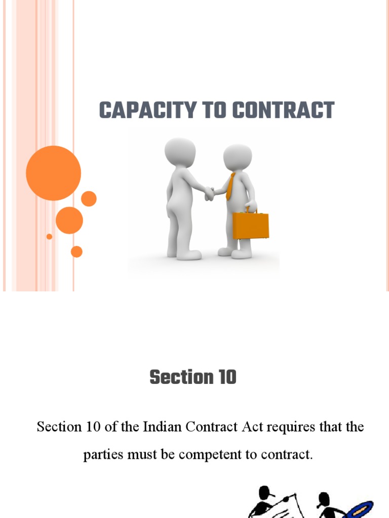 Capacity To Contract | PDF