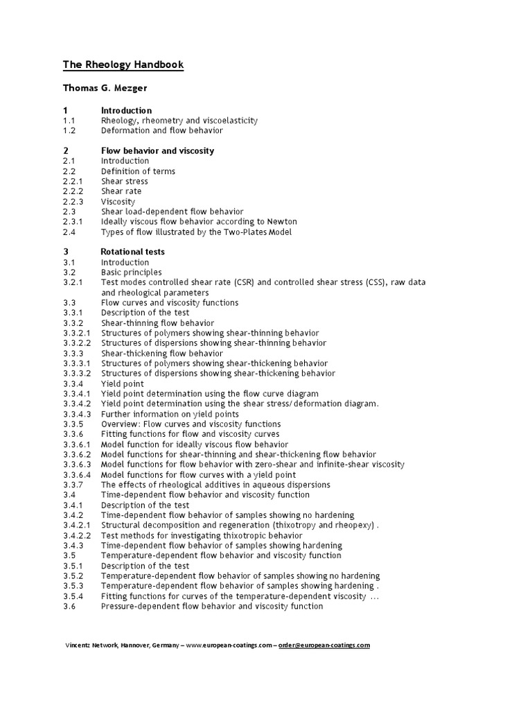 An In-Depth Look at Rheology: A Comprehensive Guide to the Fundamentals ...