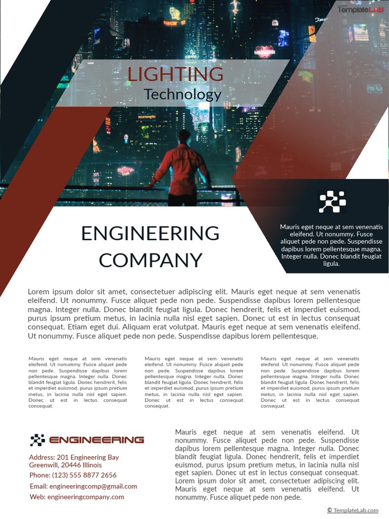 Engineering Company Profile Template | PDF