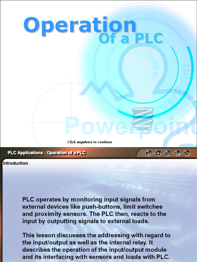 Understanding PLC Operation Basics | PDF | Programmable Logic ...