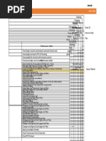 Monthly PMS Checklist (FOR APPROVAL) | PDF