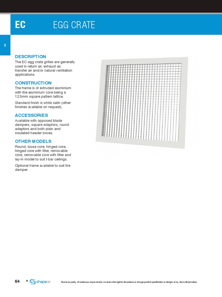 Shapeair - Data Sheet - EC | PDF | Mechanical Engineering | Building Engineering