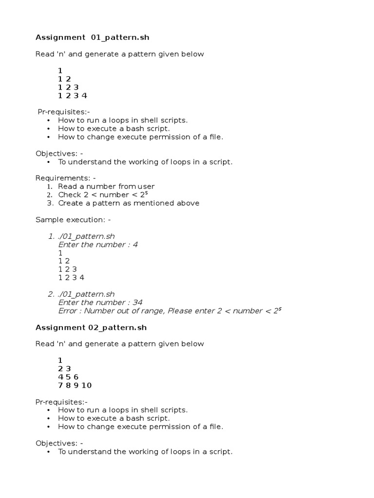 Ls Assignments Updated2 | PDF | Command Line Interface | Shell (Computing)