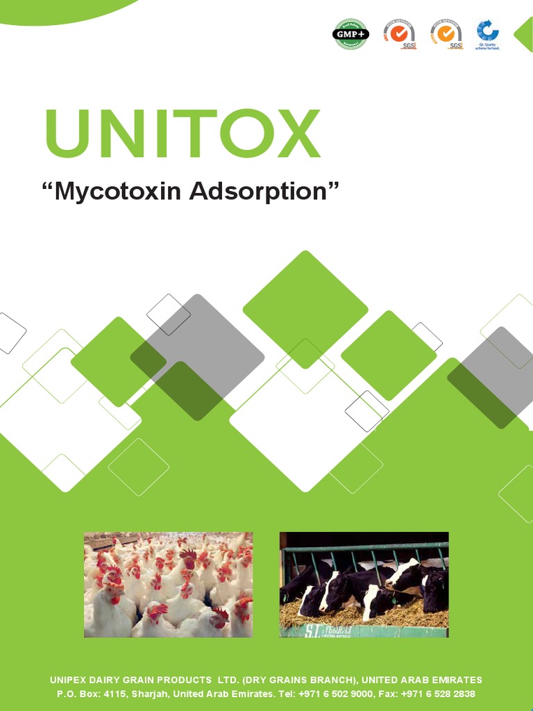 Brochure - Unitox | PDF | Mycotoxin | Adsorption