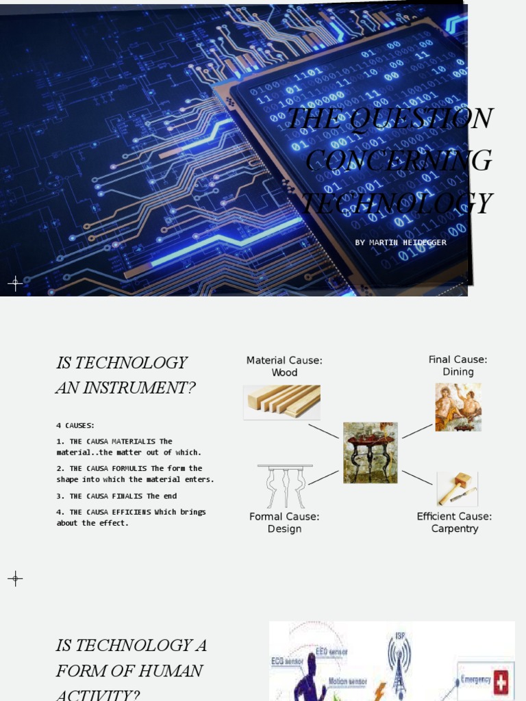 Heidegger's View on Technology Explained | PDF
