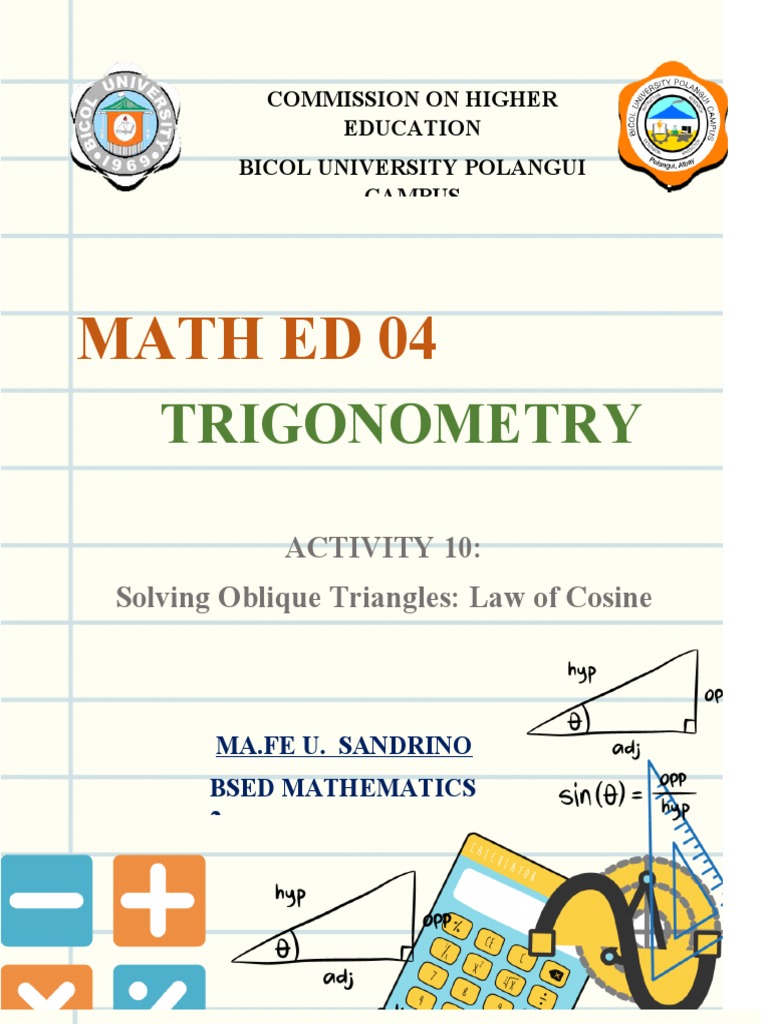 Trigo | PDF | Trigonometric Functions | Trigonometry