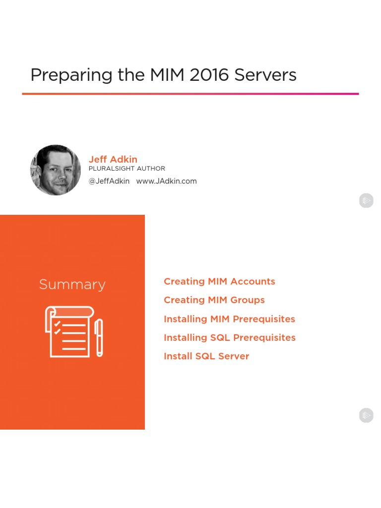 MIM 2016 Installation Guide | PDF | Active Directory | Computer Science