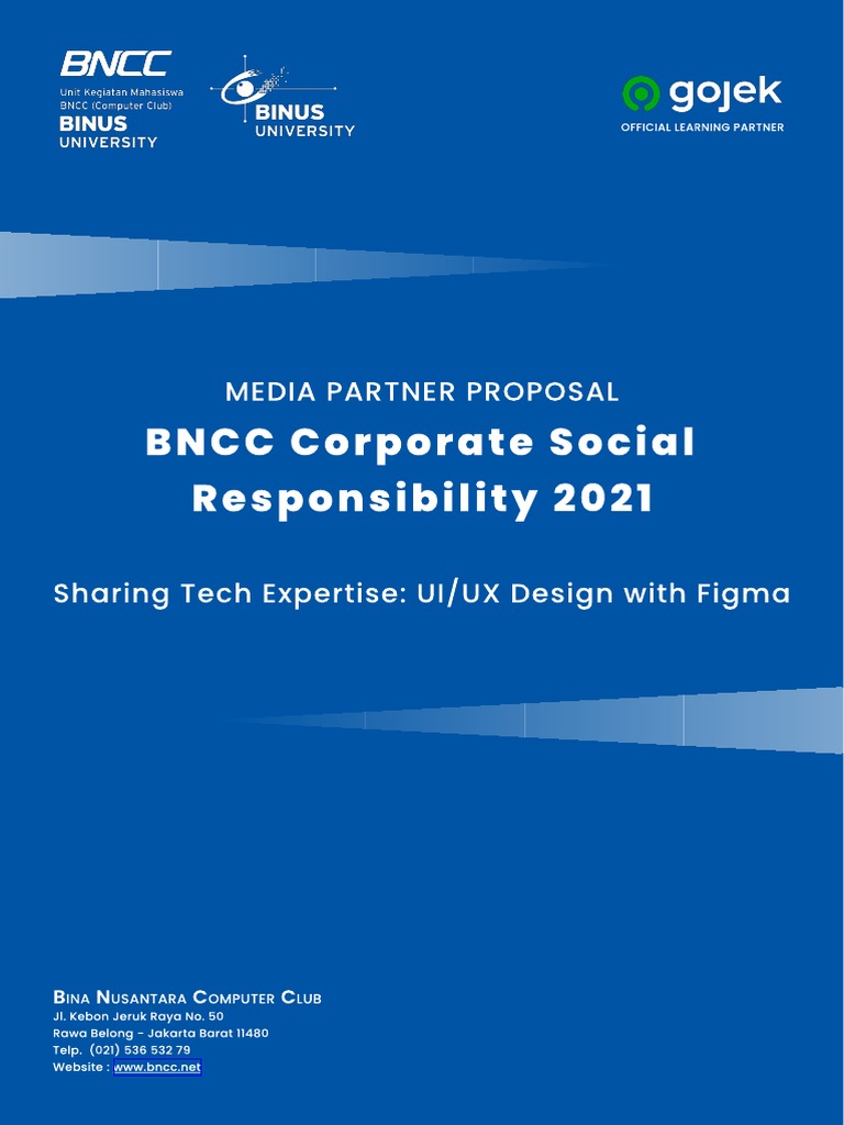 Proposal Media Partner BNCC CSR 2021 | PDF | Corporate Social ...