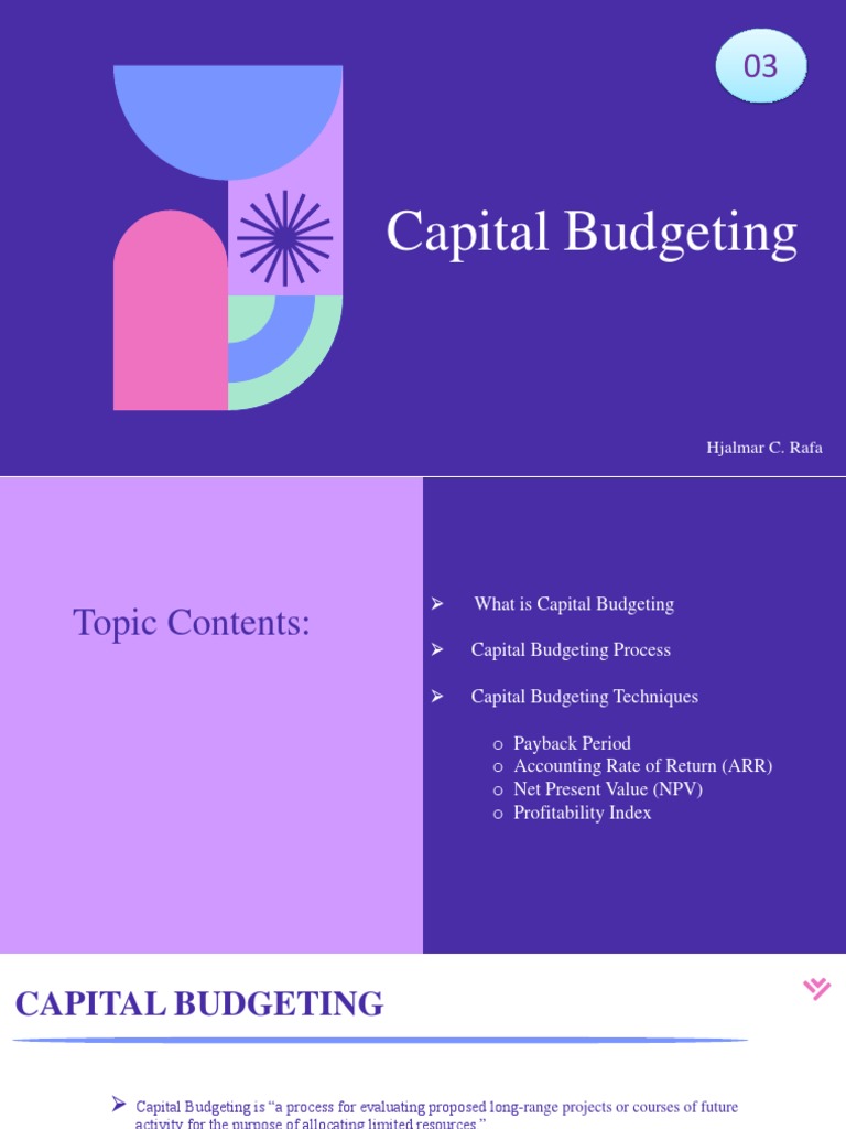 3 Capital Budgeting | PDF | Capital Budgeting | Net Present Value