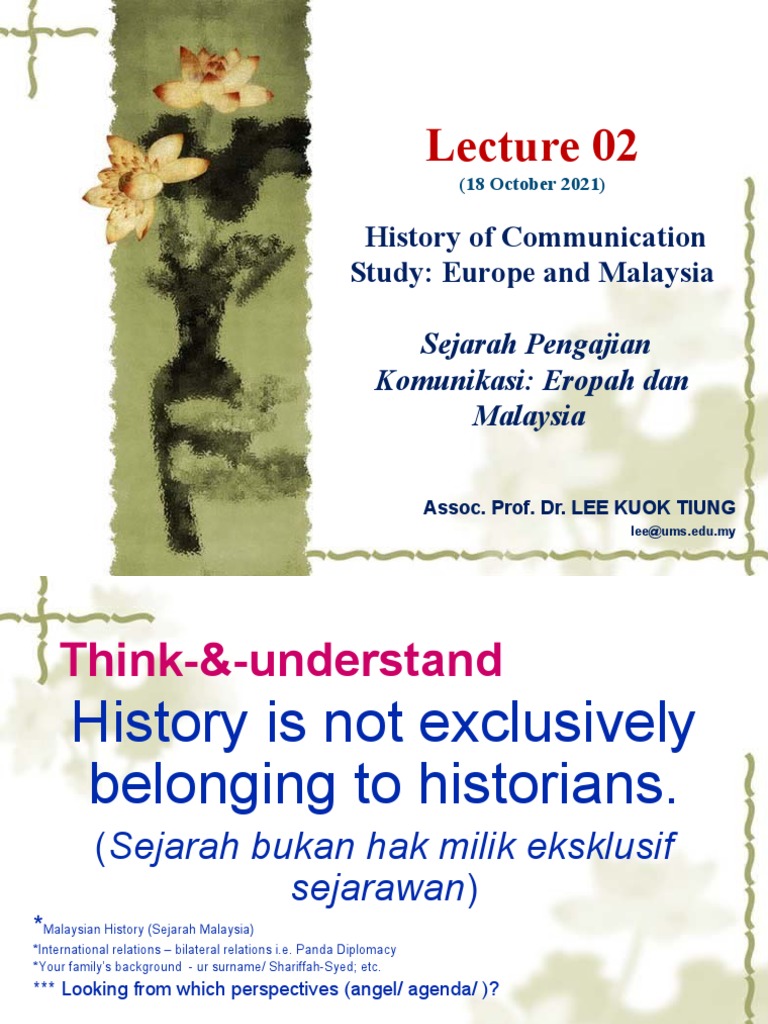 History of Communication Study: Europe and Malaysia: Sejarah Pengajian ...