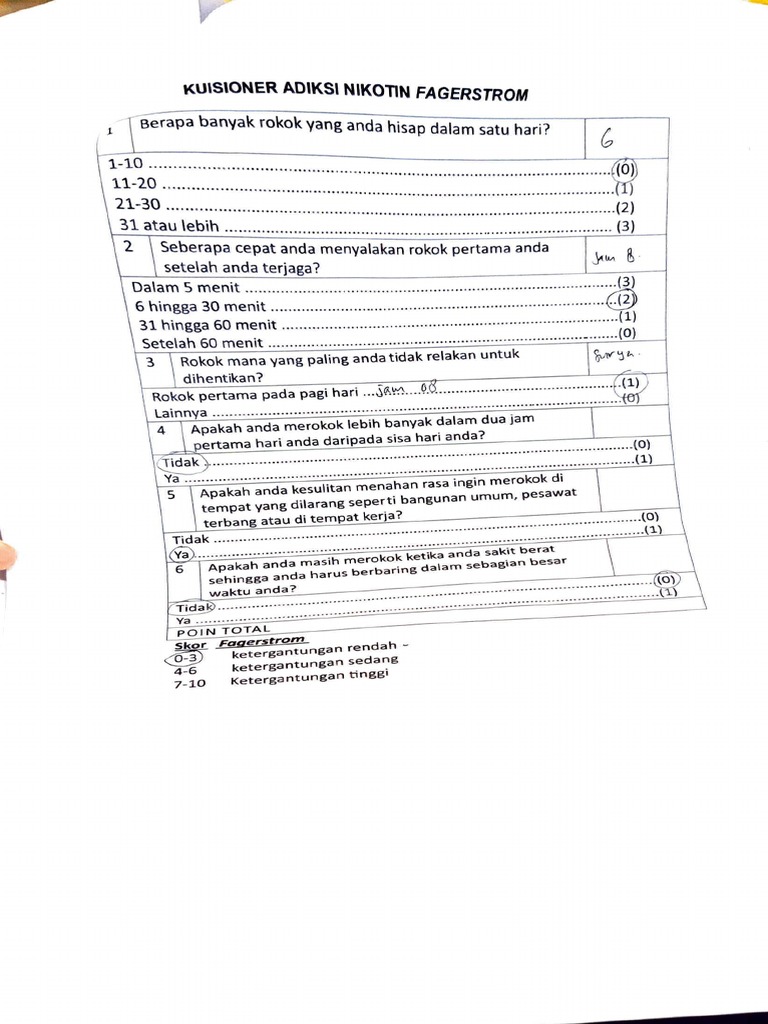 Skrining Upaya Berhenti Merokok | PDF