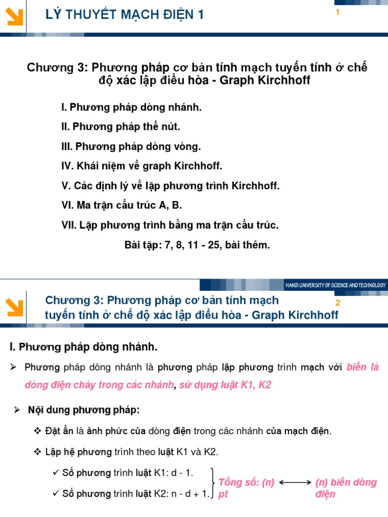 Ly Thuyet Mach 1 - Chuong 3 | PDF