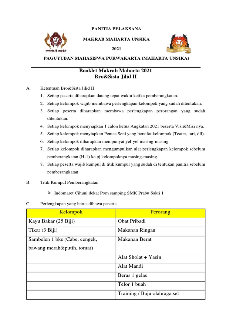 Booklet Makrab | PDF