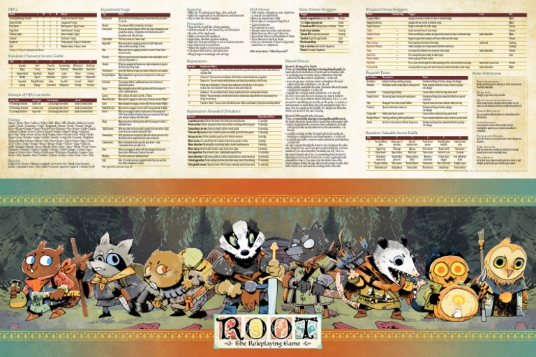 Root RPG - GM Screen | PDF