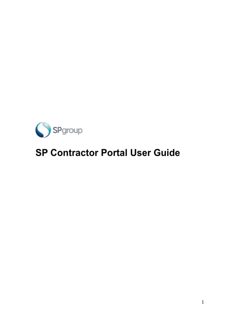 SP Contractor Portal User Guide | PDF | Payments | Visa Inc.