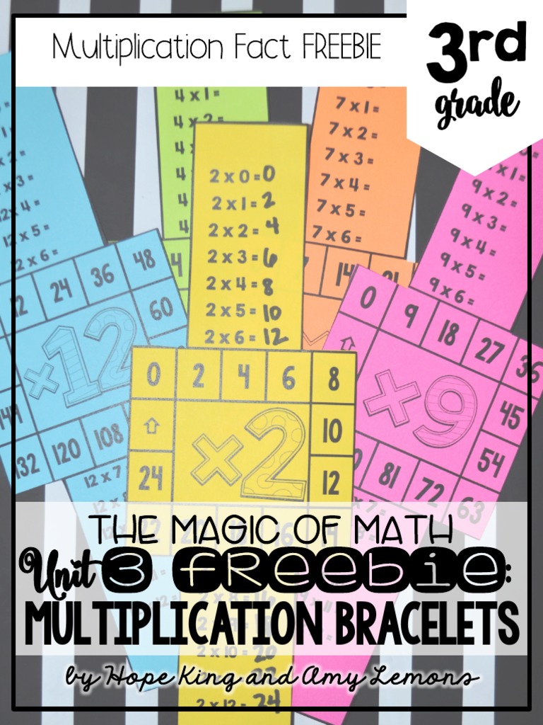 Multiplication Fact FREEBIE: The Magic of Math | PDF | Mathematics