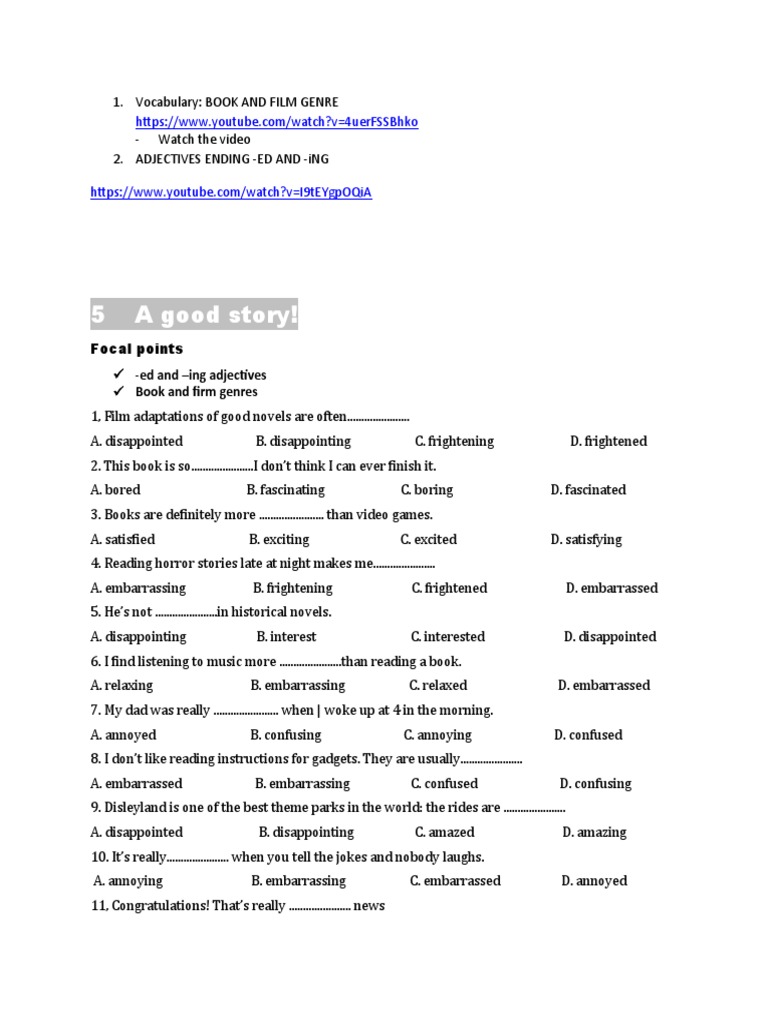 Unit 5 - Voc | PDF | Home & Garden | Art