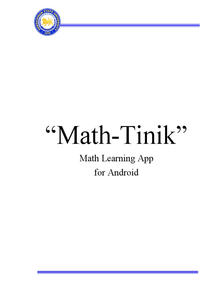 "Math-Tinik": Math Learning App For Android | Download Free PDF ...