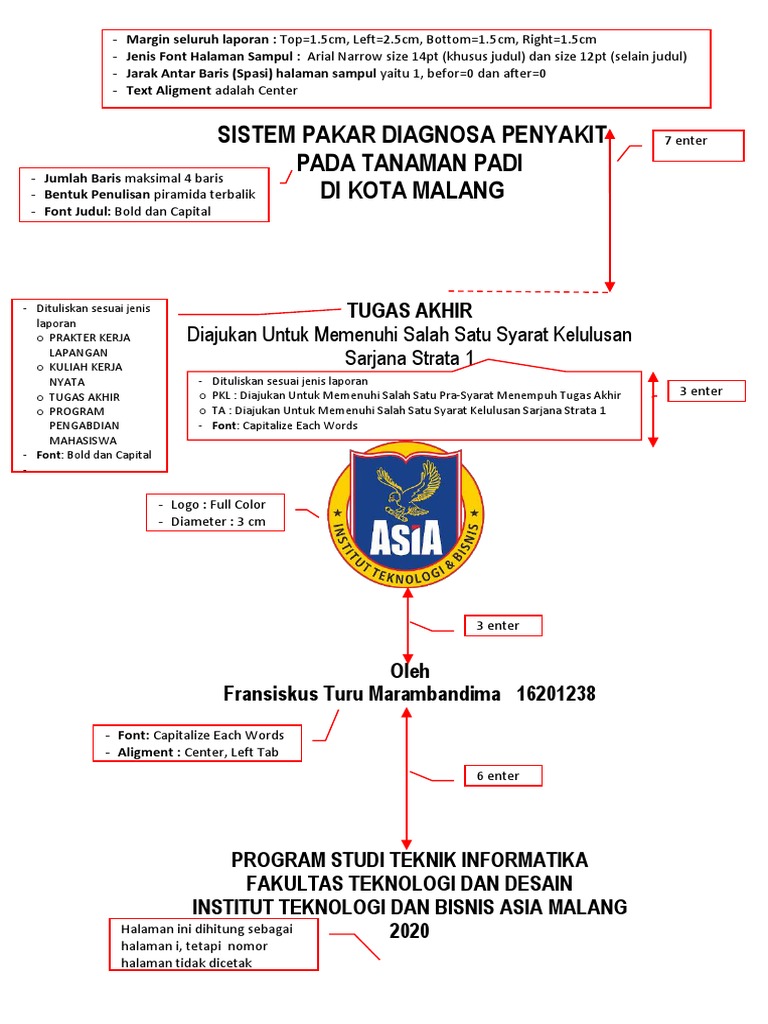 Contoh Format Penulisan Laporan A5 | PDF