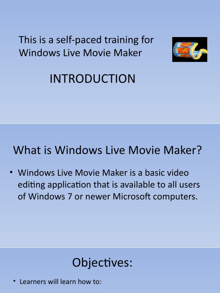 Movie Maker Basic Tutorials | PDF | Computer File | System Software