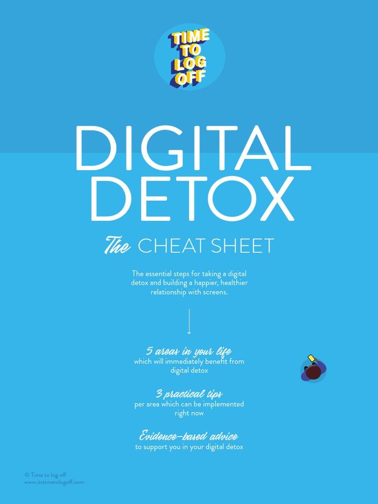 Digital Detox: Cheat Sheet | PDF | Sleep | Communication