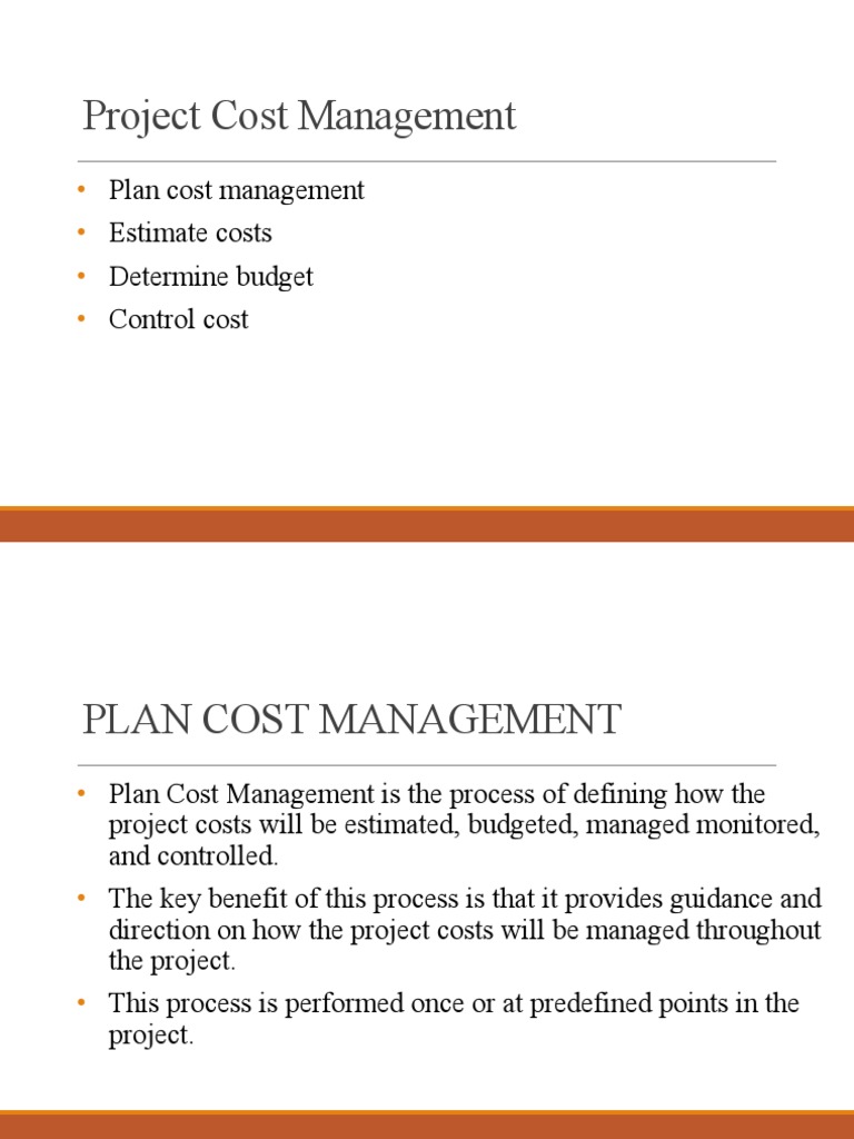 Project Management Lecturenote c5 Cost | PDF | Project Management ...