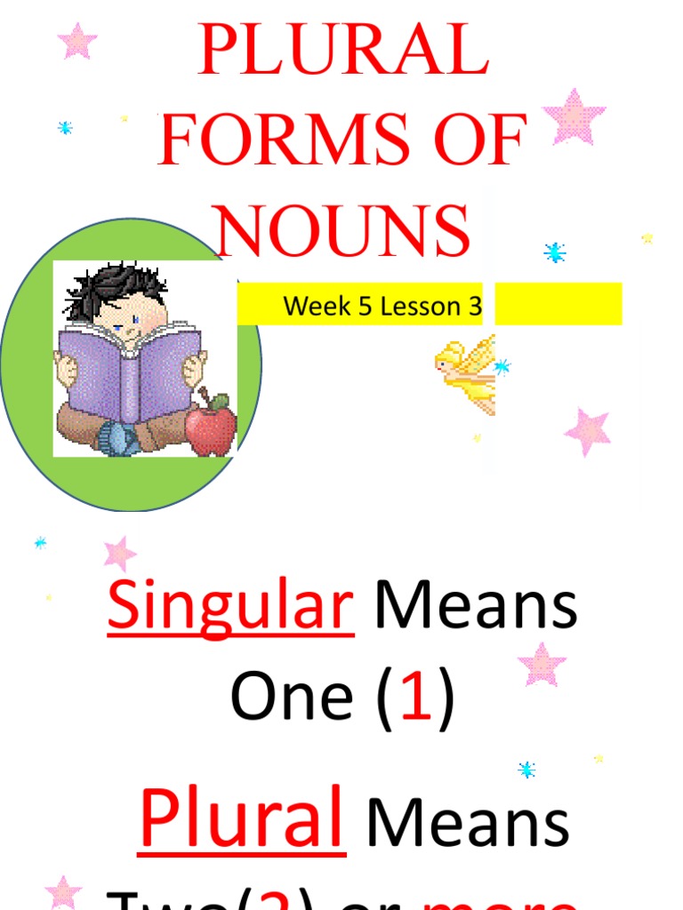 Plural Forms of Nouns | PDF | Language Arts & Discipline | Foreign ...