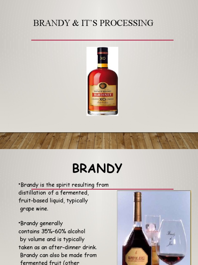 Brandy & It'S Processing | PDF | Brandy | Barrel