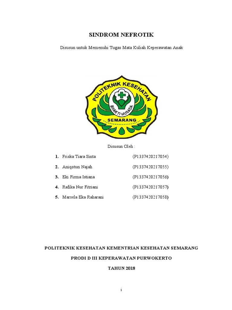 Panduan Lengkap Sindrom Nefrotik | PDF