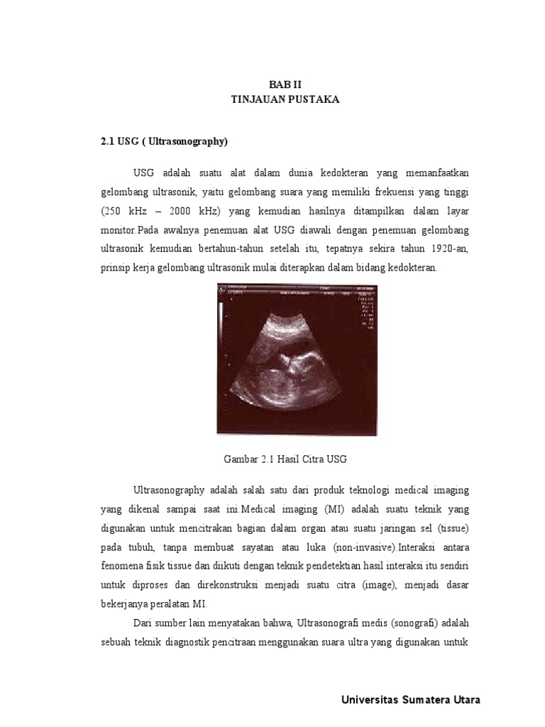 Sejarah dan Teknologi USG | PDF