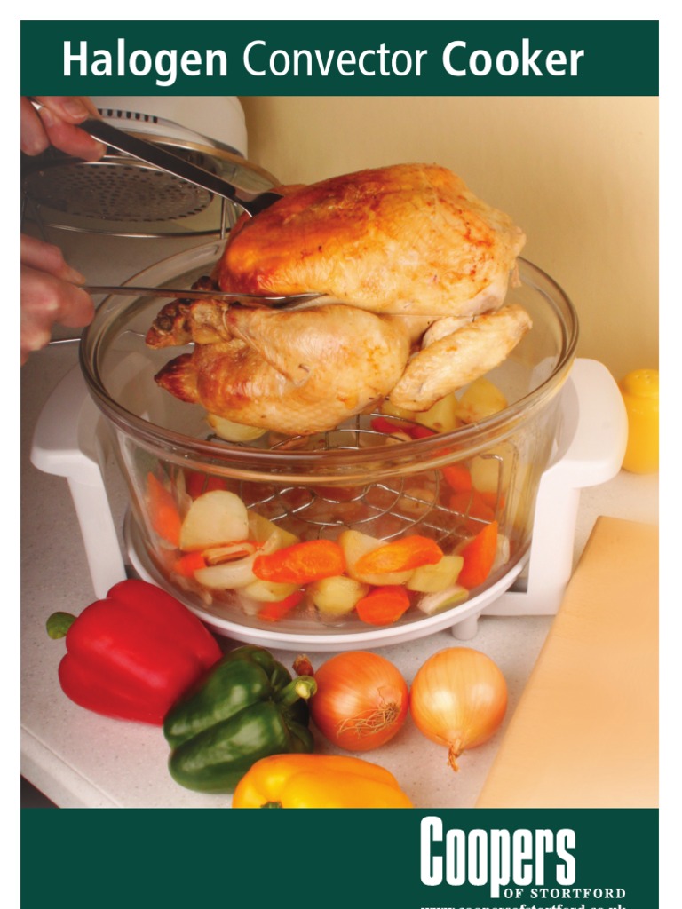 Halogen Convection Oven Guide | PDF | Oven | Roasting