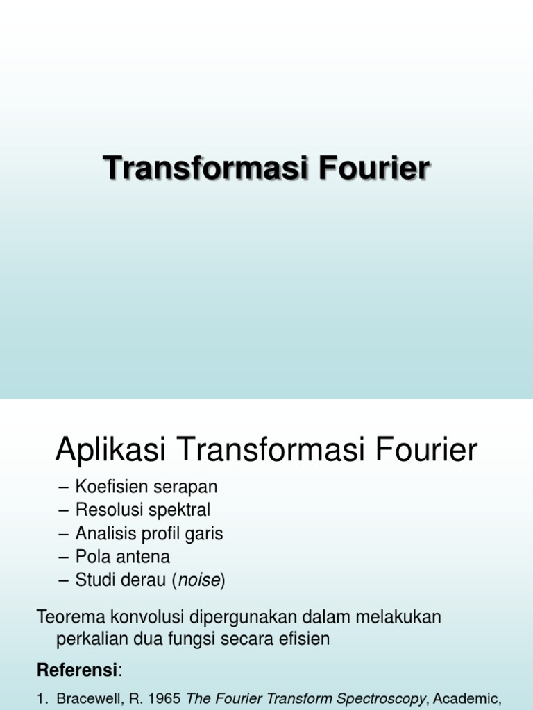 Transformasi Fourier | PDF