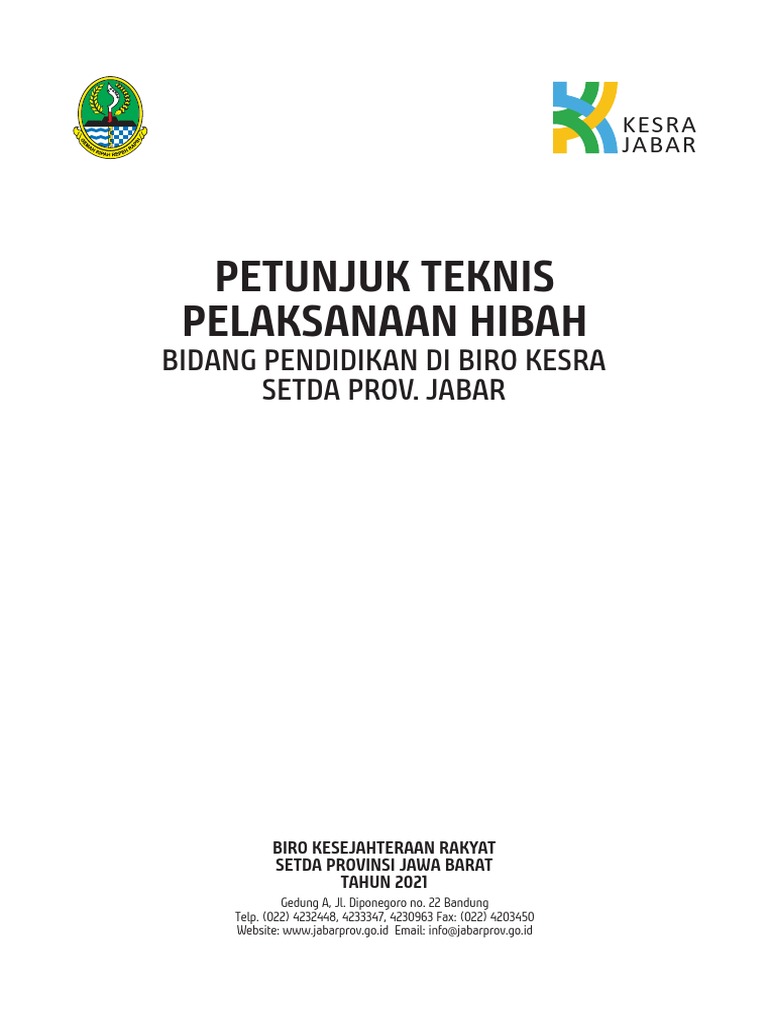 Juknis Hibah Kesra Jabar-1 | PDF