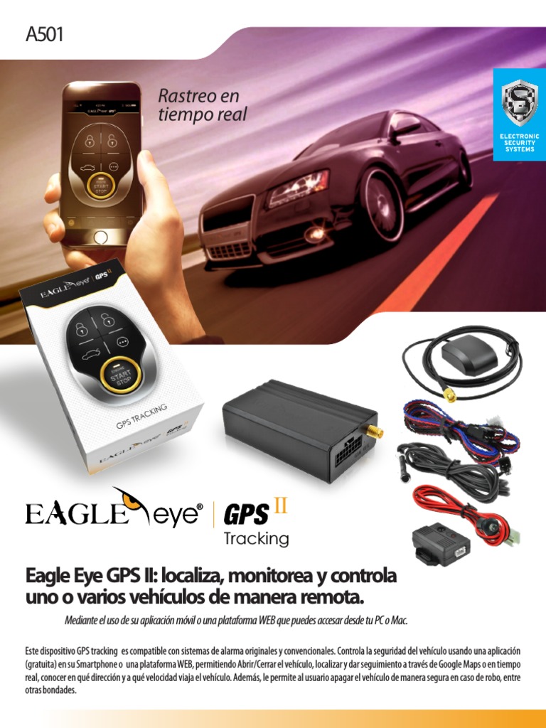 Ficha Eagle Eye GPS II | PDF | Aplicación movil | Software de la aplicacion