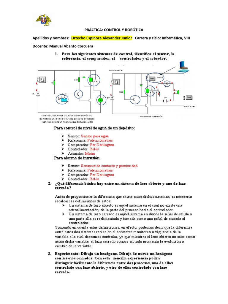 Práctica Viernes | PDF | Sistema de control | Termostato