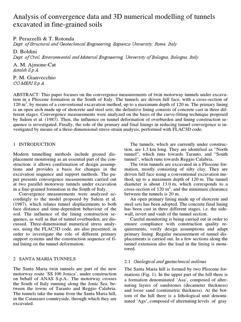 Analysis of Convergence Data | PDF | Civil Engineering | Applied And ...