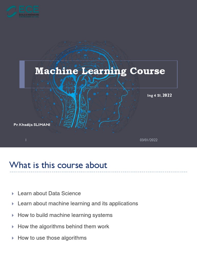 Week 1 Introduction To ML | PDF | Machine Learning | Cognition