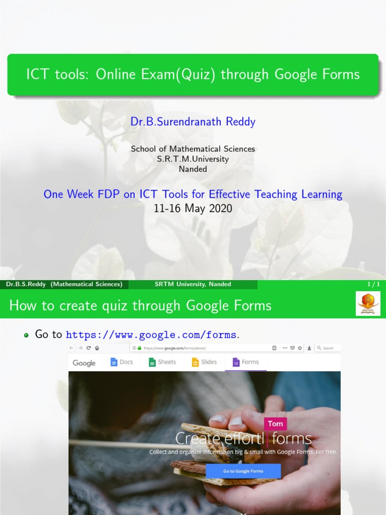 Google Forms Quiz Creation Guide | PDF | Spreadsheet | Software