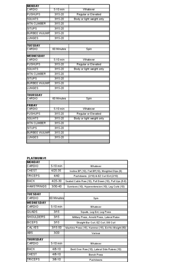 LL Cool J Workout | PDF | Athletic Sports | Weight